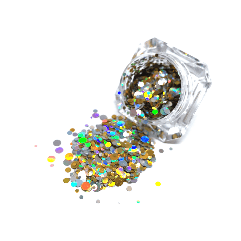 Holo Dots - Silver and Gold - The Unicorn's Den £3.00